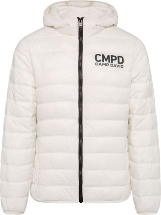 Camp David Herren Leichte Steppjacke mit Kapuze Kitt, 4xl