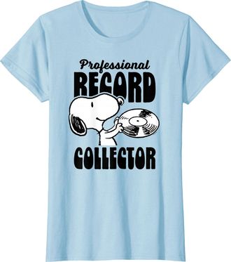 Peanuts Snoopy Pro Schallplattensammler T-Shirt