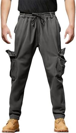 Generic Pantalon de jogging pour homme en tissu respirant l&eacute;ger pour activit&eacute;s sportives, gris, 3XL