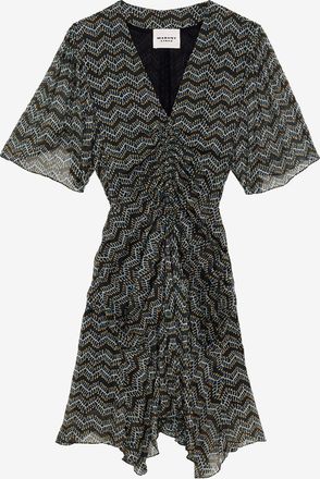 Isabel Marant Robe Vivienne - Femme - Noir D&eacute;lav&eacute; - Taille 34 - Marant &Eacute;toile