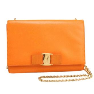 Ferragamo Pre-owned Schultertasche - - Pre-owned - Damen - Orange - ONE SIZE