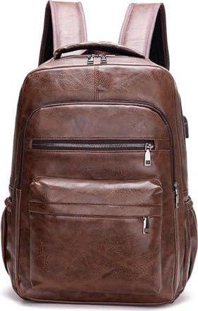 Generic Vintage PU - Capacit&eacute; Hommes Sac de Voyage Tendance Cuir Sp&eacute;cifications Multifonctionnel &Eacute;l&eacute;gant Sac pour &Eacute;tudiants | avec Espace et Confort pour la N