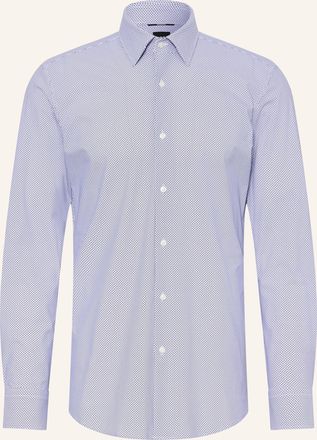 HUGO BOSS Hemd Hank Slim Fit blau