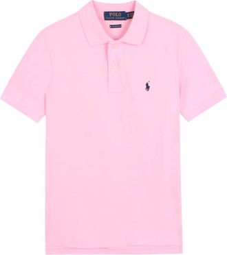 Ralph Lauren Femme, Tops, Rose, Taille: 42 FR Basic Mesh Polo