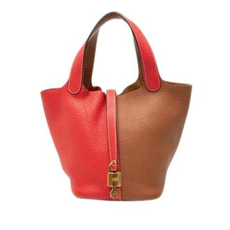 Herm&egrave;s Pre-owned Picotin Lock 18 - Femme - Pre-owned - Rouge - Taille: ONE Size