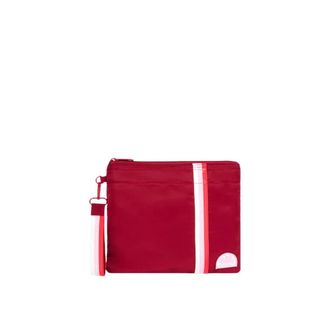 Sundek Handtasche mit seitlichen Schn&uuml;rungen und Regenbogen-Details - - Bags - Damen - Rot - ONE SIZE
