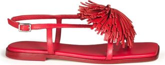 Vic Mati&eacute; Femme, Chaussures, Rouge, Taille: 36 EU Square Open Sandal