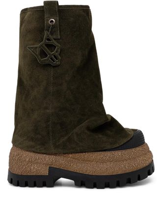 Naked Wolfe Disturb Stiefel mit Plateau - Gr&uuml;n