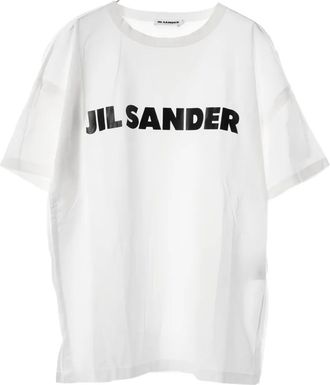 Jil Sander t-shirt à logo imprimé (2010) - Blanc