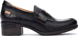 Pikolinos Absatzschuhe in Leder Malaga f&uuml;r Frauen Farbe Black