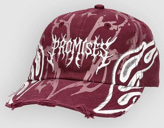 Broken Promises Shred Cap dark red