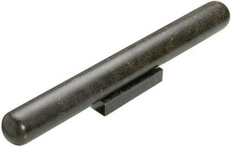 MasterClass MasterClass Nudelholz und Ständer aus schwarzem Marmor, 1 - Pack, Schwarz