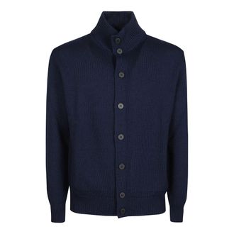 Ballantyne Cardigan Sweater &Eacute;l&eacute;gant - Homme - Pulls - Bleu - Taille: L