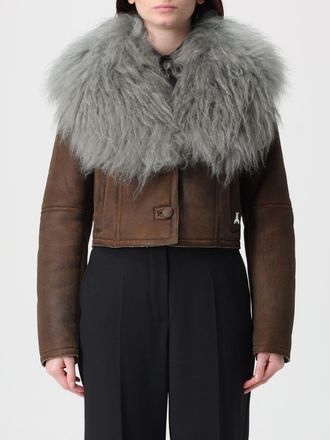 Patrizia Pepe Pelzmantel PATRIZIA PEPE Damen Farbe Braun