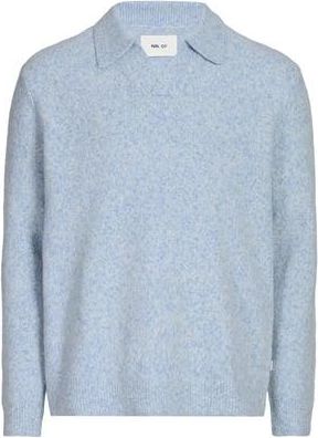Nn.07 gemischter Wollpullover - Blau