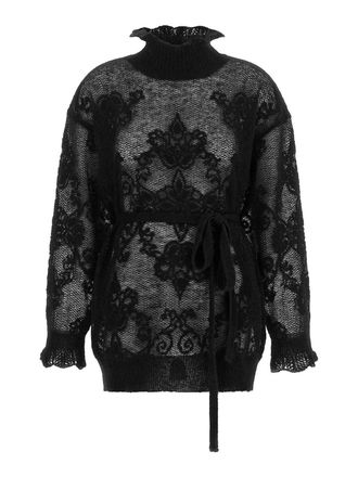 Twinset Pull Col Rond - Noir