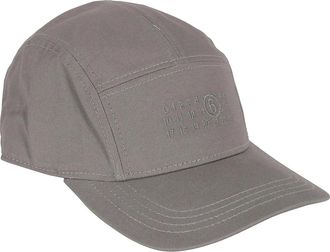 Maison Margiela Homme, Accessoires, Gris, Taille: M Embroidered Logo Hat