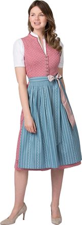 Stockerpoint Damen Dirndl Luciana Kleid, Koralle, 46 EU