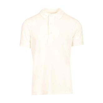 Tom Ford Piquet Polo - - Tops - Herren - Wei&szlig; - L