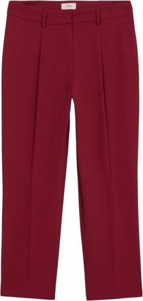 Oltre Hose aus Cady - - Trousers - Damen - Rot - L