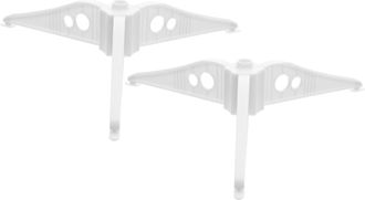 Cabilock 2 Stück Chrostmas Tree Stand weihnachtsdeko Outdoor Xhristmas Tree Stand Baumständer White