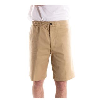 Paolo Pecora Bermuda mit Gummizugbund - - Shorts - Herren - Beige - M