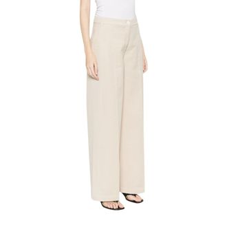 Via Masini 80 Damen, Hosen, Beige, LGr&ouml;&szlig;e