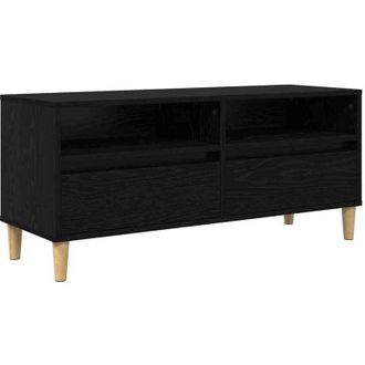 vidaXL TV-Schr&auml;nk Schwarz Eichen-Optik 100 x 34,5 x 44,5 cm vidaXL
