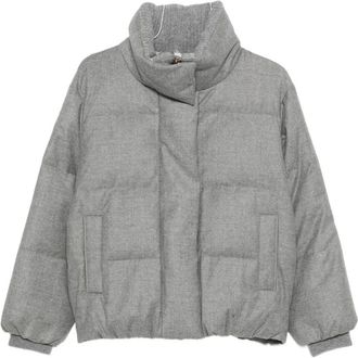 Duno Femme, Vestes, Gris, Taille: 40 FR Gris Pression Frontale V&ecirc;tements dext&eacute;rieur