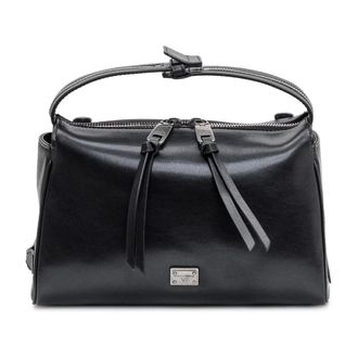Dolce & Gabbana Femme, Sacs, Noir, Taille: ONE Size Sac bandouli&egrave;re structur&eacute;