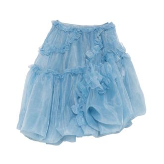 Ermanno Scervino Femme, Jupes, Bleu, Taille: 38 FR Short Skirt