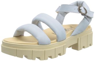 FLY London Fly London Damen Jela864fly Sandale mit Absatz, himmelblau, 42 EU