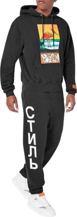 Heron Preston Kapuzenpullover f&uuml;r Herren (Schwarz)