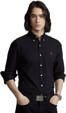 Ralph Lauren Chemise Oxford Slim Fit, Noir, XL