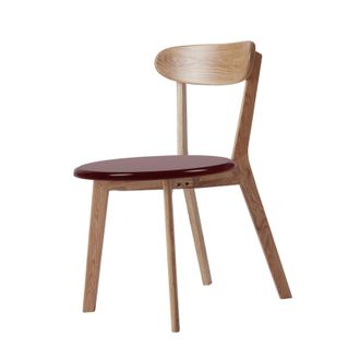 Cabilock Holzsitz Ersatz Rund Barhocker Sitzfläche aus für Restaurant Büro Zuhause Stabile Praktische Sitzauflage für Runde Holz und Stahlhocker Weinrot