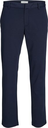 Jack & Jones Chino Hose Herren Slim Fit - Chinohose Männer mit Stretch, Mid Rise, Hakenverschluss - Klassische Herren Hose Lang aus Polyester-Viskose-Mix als Perfo