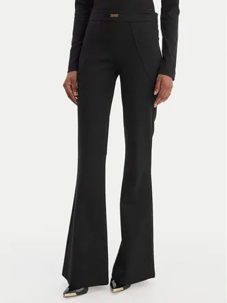 Versace Jeans Couture Stoffhose 80HAA115 J0092 Schwarz Flare Fit