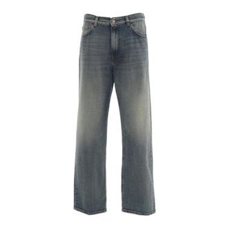 Mauro Grifoni Jeans mit weitem Bein- mittlere Waschung - - Jeans - Herren - Blau - W34