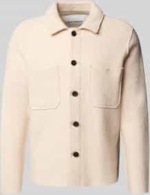 Roy Robson Slim Fit Hemdjacke mit Kentkragen und Brusttaschen