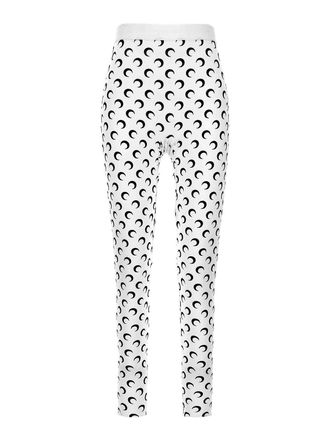 Marine Serre Leggings - Blanc
