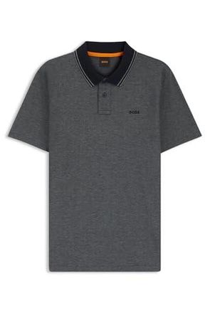 BOSS Hommes PeoxfordNew Polo en piqu&eacute; de Coton avec Logo imprim&eacute;