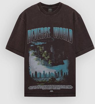 Oakley Reverse World T-Shirt pitch black