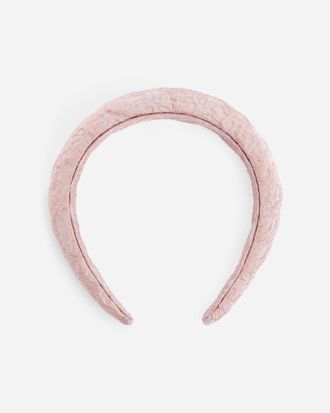 Arket Haarreif Aus Brokat -Rosa