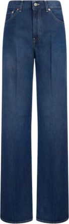 Dondup Femme, Jeans, Bleu, Taille: W26 Amber Wide Jeans