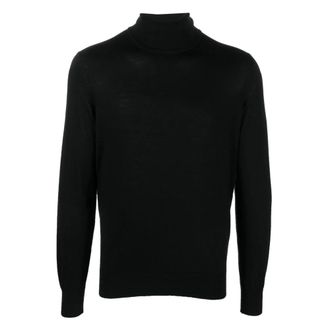 Ermenegildo Zegna Luxuri&ouml;ser Cashmere Seiden Rollkragenpullover - - Knitwear - Herren - Schwarzk - M