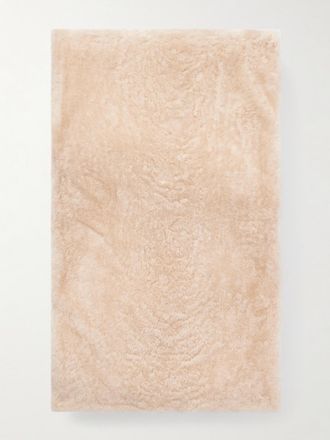 The Row Écharpe En Peau Lainée Draven - Neutres