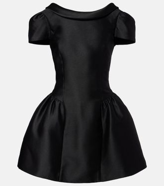 Self Portrait Minikleid aus Taft