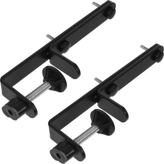 NUOBESTY 2 St&uuml;ck Lochwand St&auml;nder aus Kohlenstoffstahl Vertikaler Schreibtisch Organizer Multifunktionaler Halter f&uuml;r Sichtschutzwand und Gaming Zubeh&ouml;r Platzs