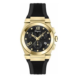 Ferragamo Vega Chrono Silicone - - Accessories - Damen - Schwarzk - ONE SIZE