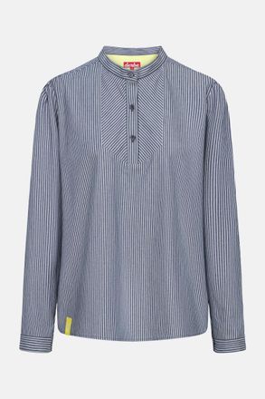 Derbe Derbe Fishers Bluse Damen Wei&szlig; Blau